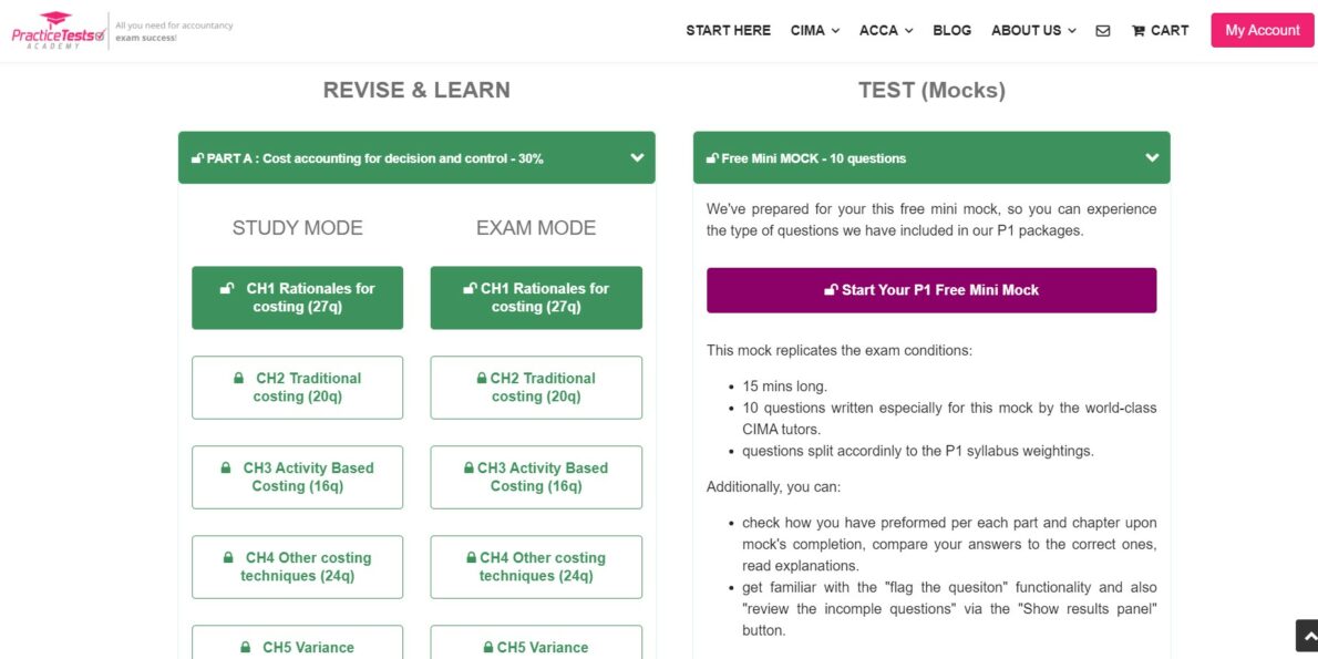 Best CIMA Courses 2025: CIMA Professional Qualification